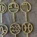 Zodiac Cupcake Toppers, Set of 6, Sagittarius, Capricorn, Aquarius ...