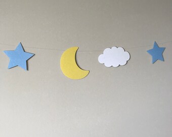 Moon Star Banner - Etsy