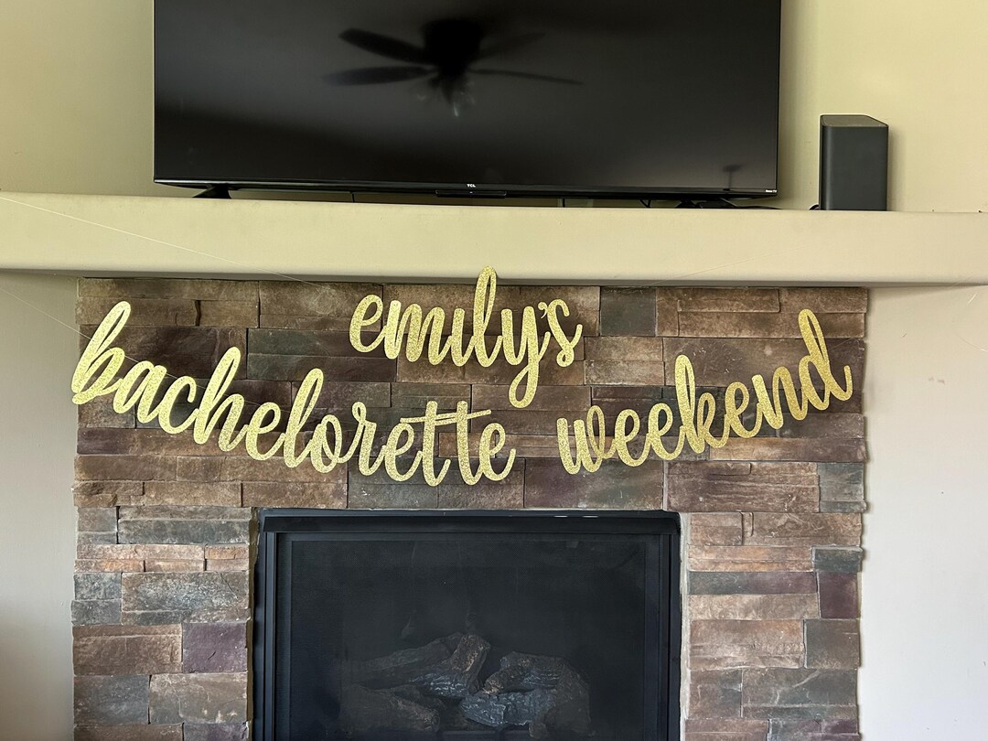 Custom Bachelorette Party Banner, Bach Weekend Banner, Destination ...
