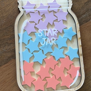 Personalized Reward Jar, Class Star Jar, Reward Jar With Stars ...