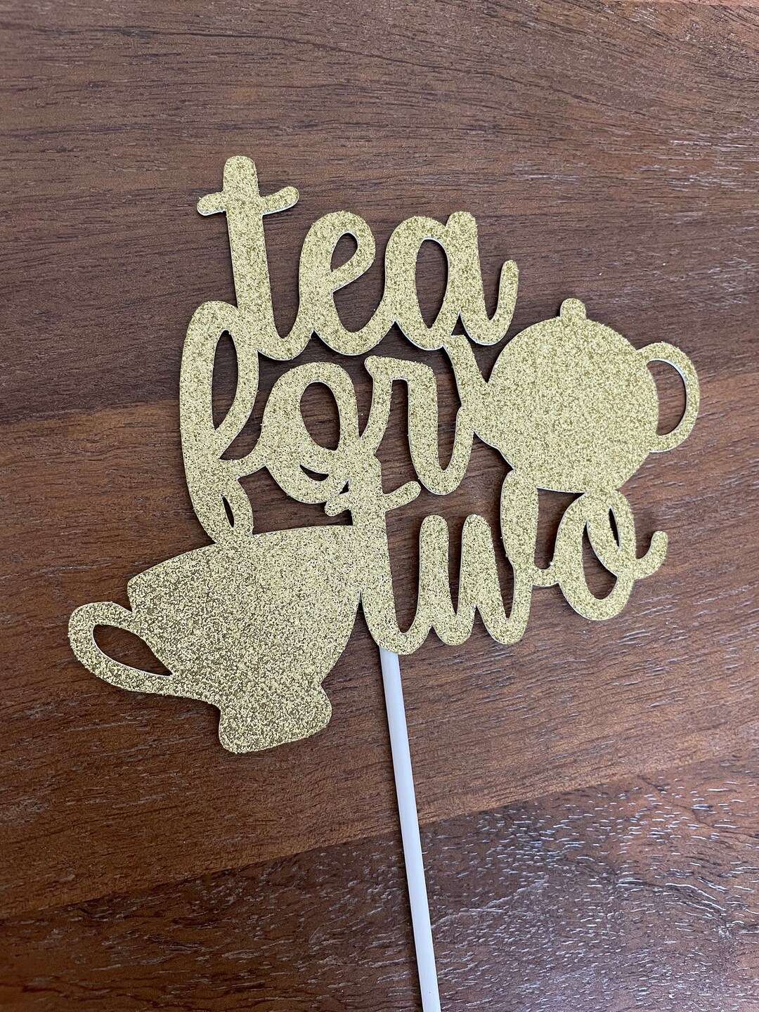 Tea for Two Cake Topper, Two Decorations, 2nd Birthday, Tea Party ...