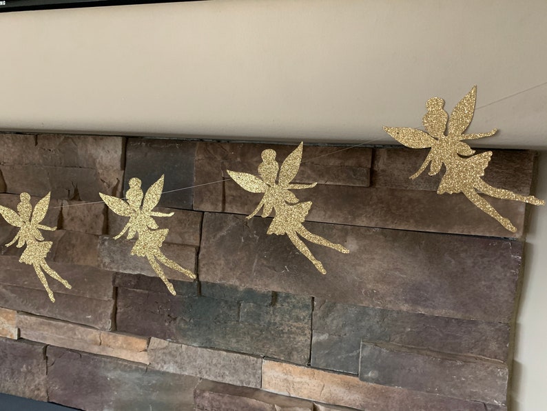 Fairy Banner Fairy Garland Glitter Fairy Banner Fairy Party - Etsy