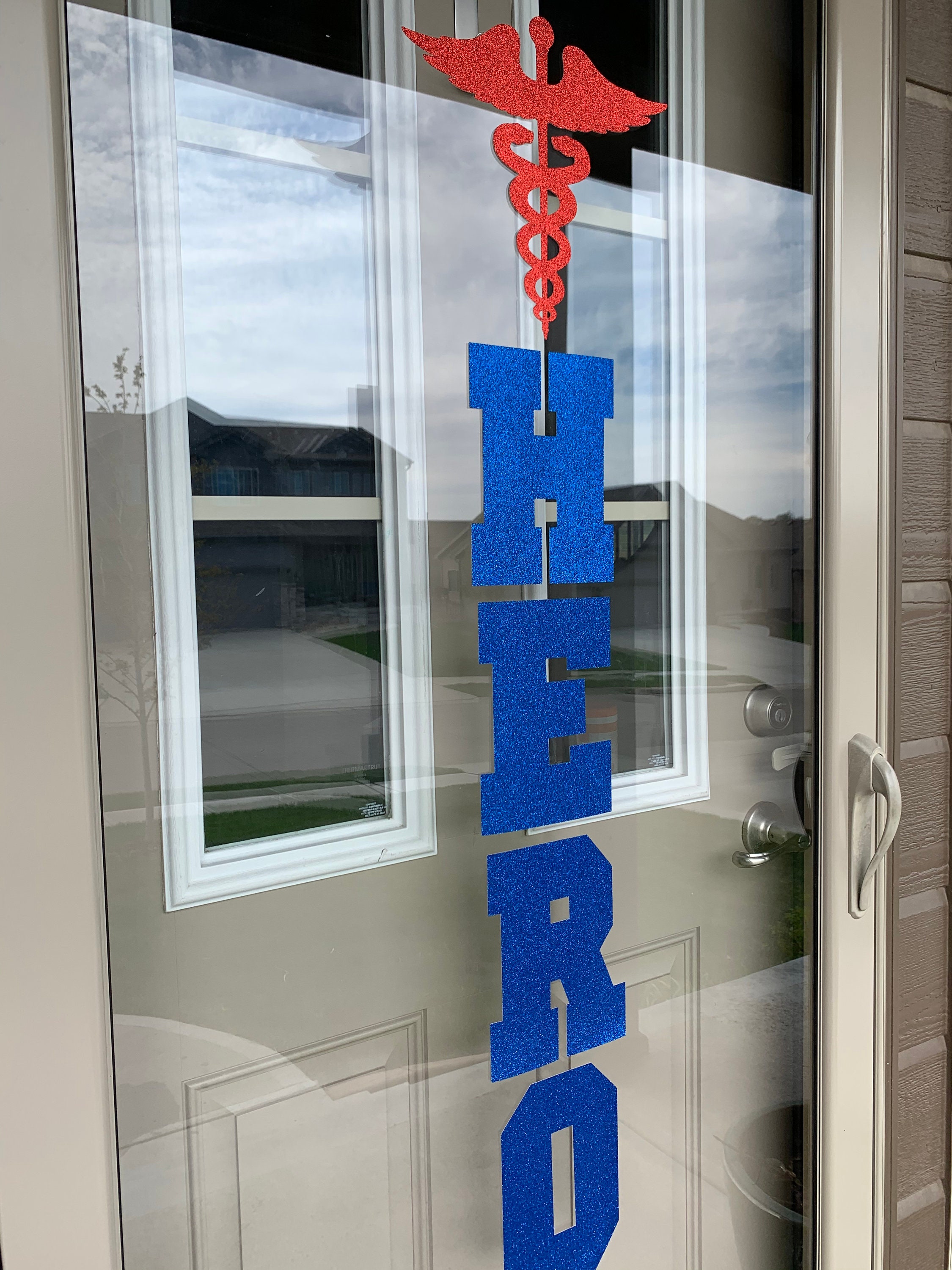 Hero Door Sign First Responder Essential Worker Local Hero | Etsy