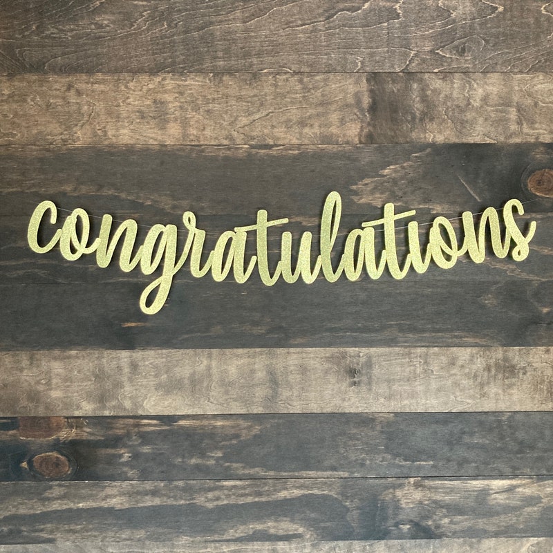 Congratulations Sign - Etsy