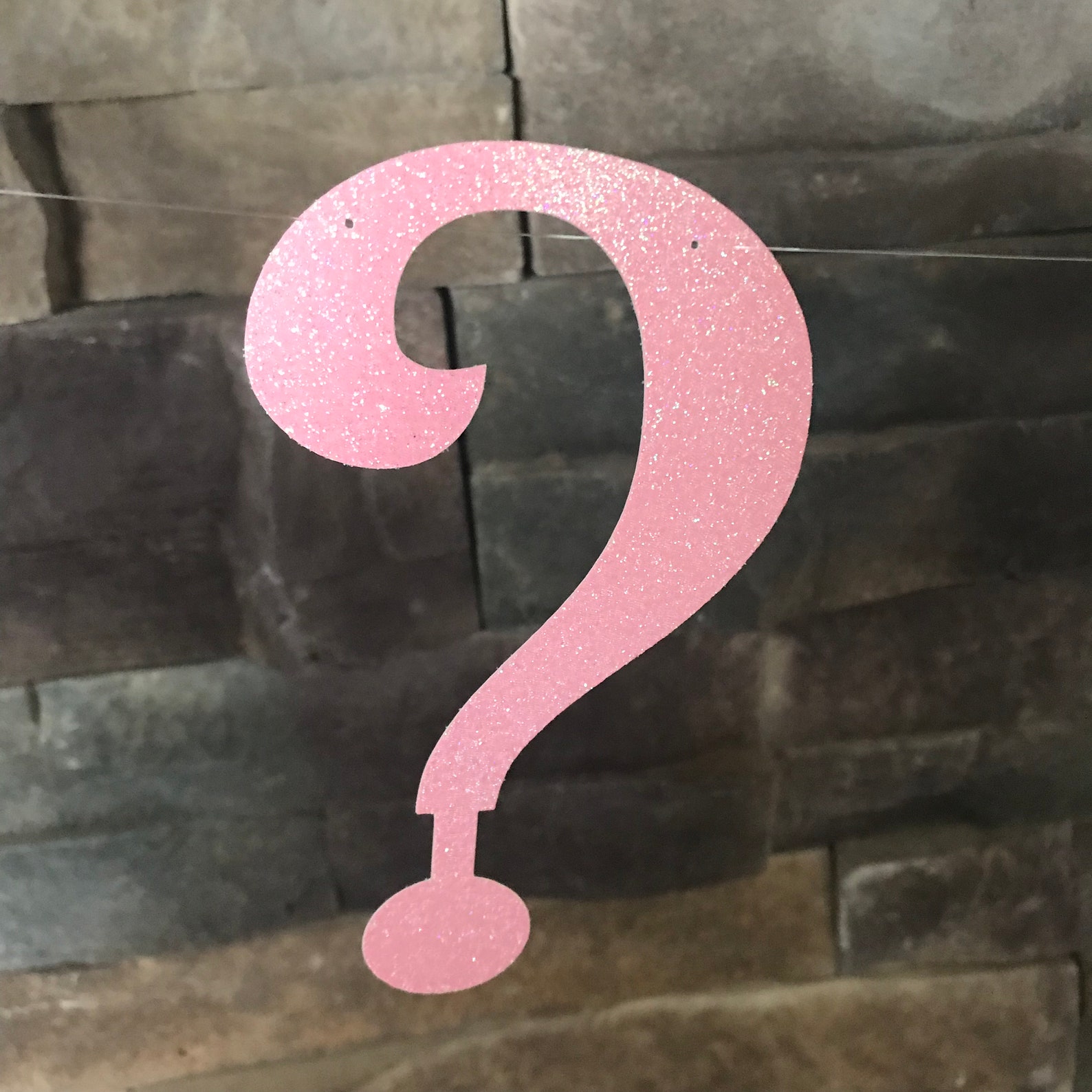 Gender Reveal Question Mark Banner / Gender Reveal Banner / - Etsy