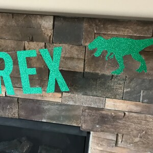 Three Rex Banner / Three Rex / Three Rex Birthday / Dinosaur Birthday ...