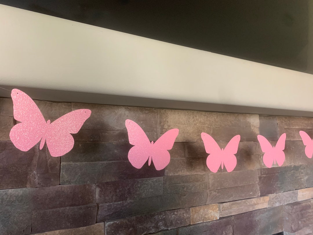 Butterfly Banner Butterfly Bunting Butterfly Birthday - Etsy