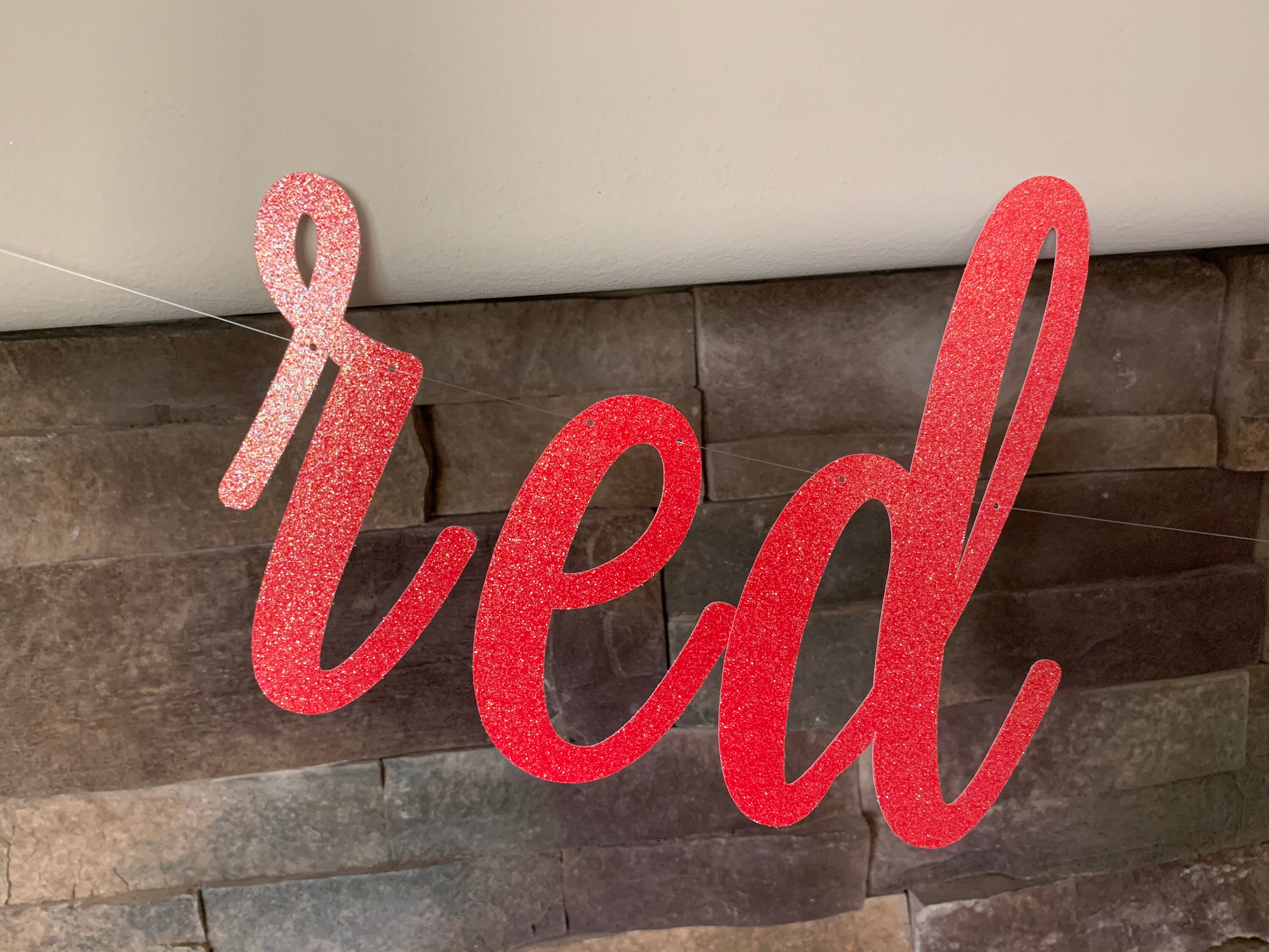 Red White & Due Banner, Summer Baby Announcement Banner, July Baby ...