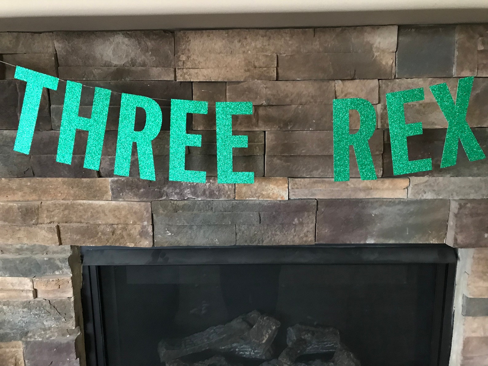 Three Rex banner / three Rex / three Rex birthday / dinosaur | Etsy
