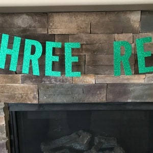 Three Rex Banner / Three Rex / Three Rex Birthday / Dinosaur Birthday ...