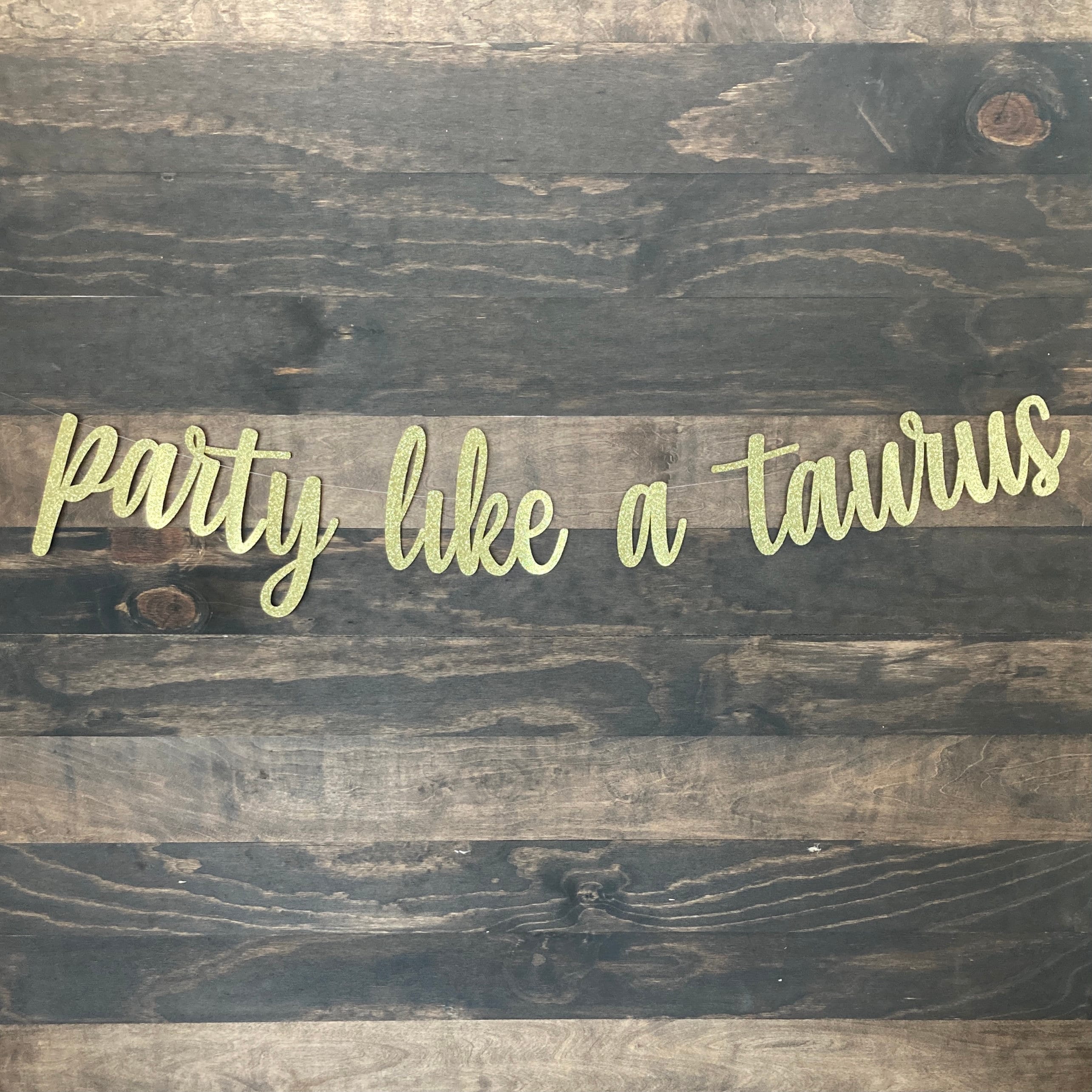 Taurus Birthday Banner Taurus Season Birthday Taurus Season | Etsy