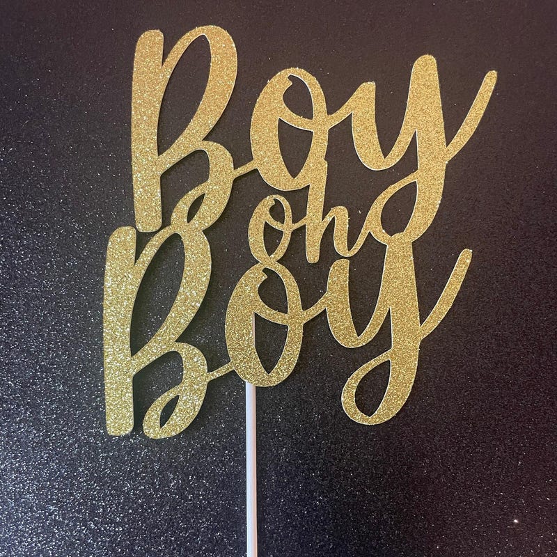 Boy Cake Topper - Etsy