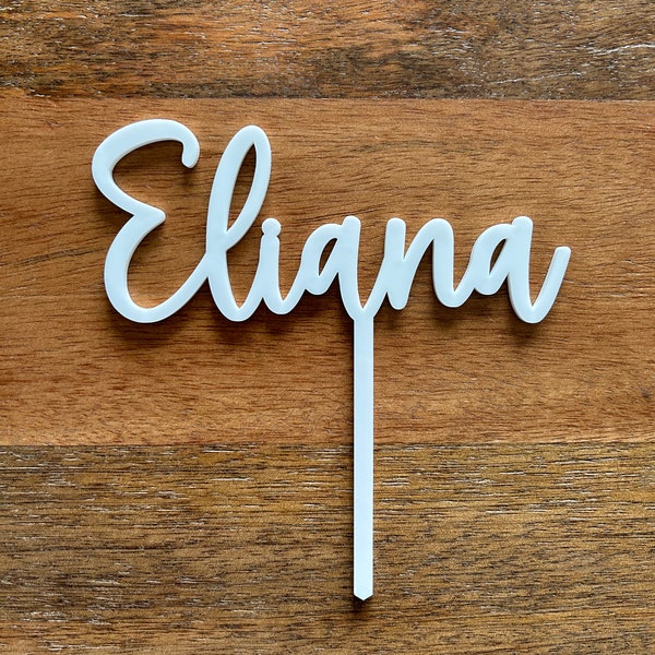 Custom Name Cake Topper - Etsy