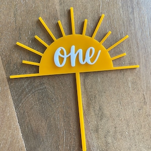 Sun Cake Topper, Sun Birthday Cake Topper, Sun Cake Decorations, You ...