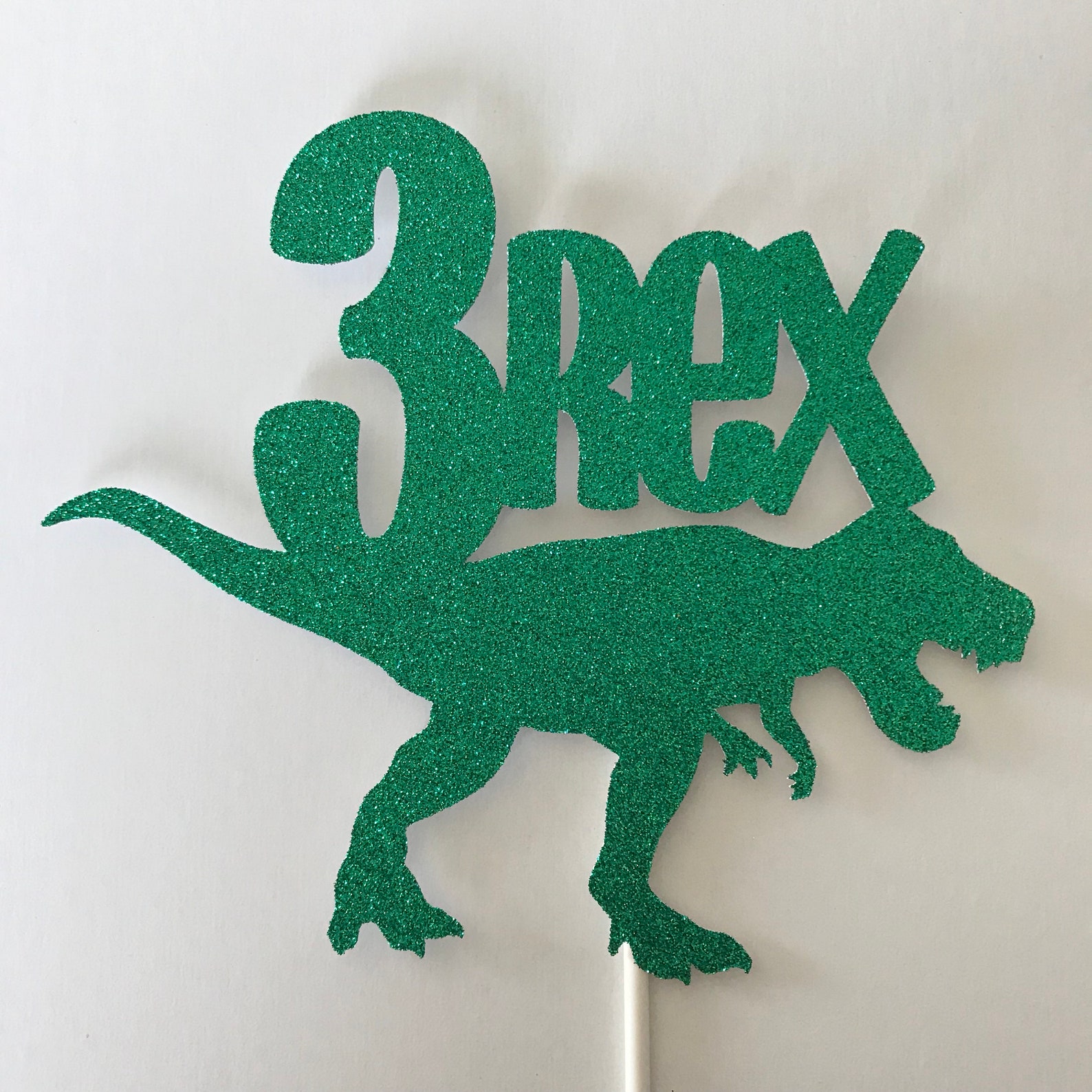 Three Rex Cake Topper / Three Rex / 3 Rex / Three Rex Birthday - Etsy