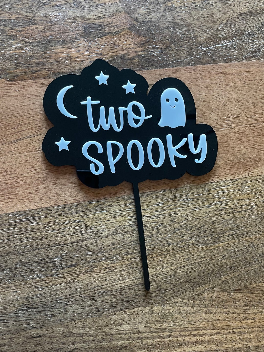 Halloween Cake Topper, Two Spooky Cake Topper, Two Spooky, Spooky Cake ...