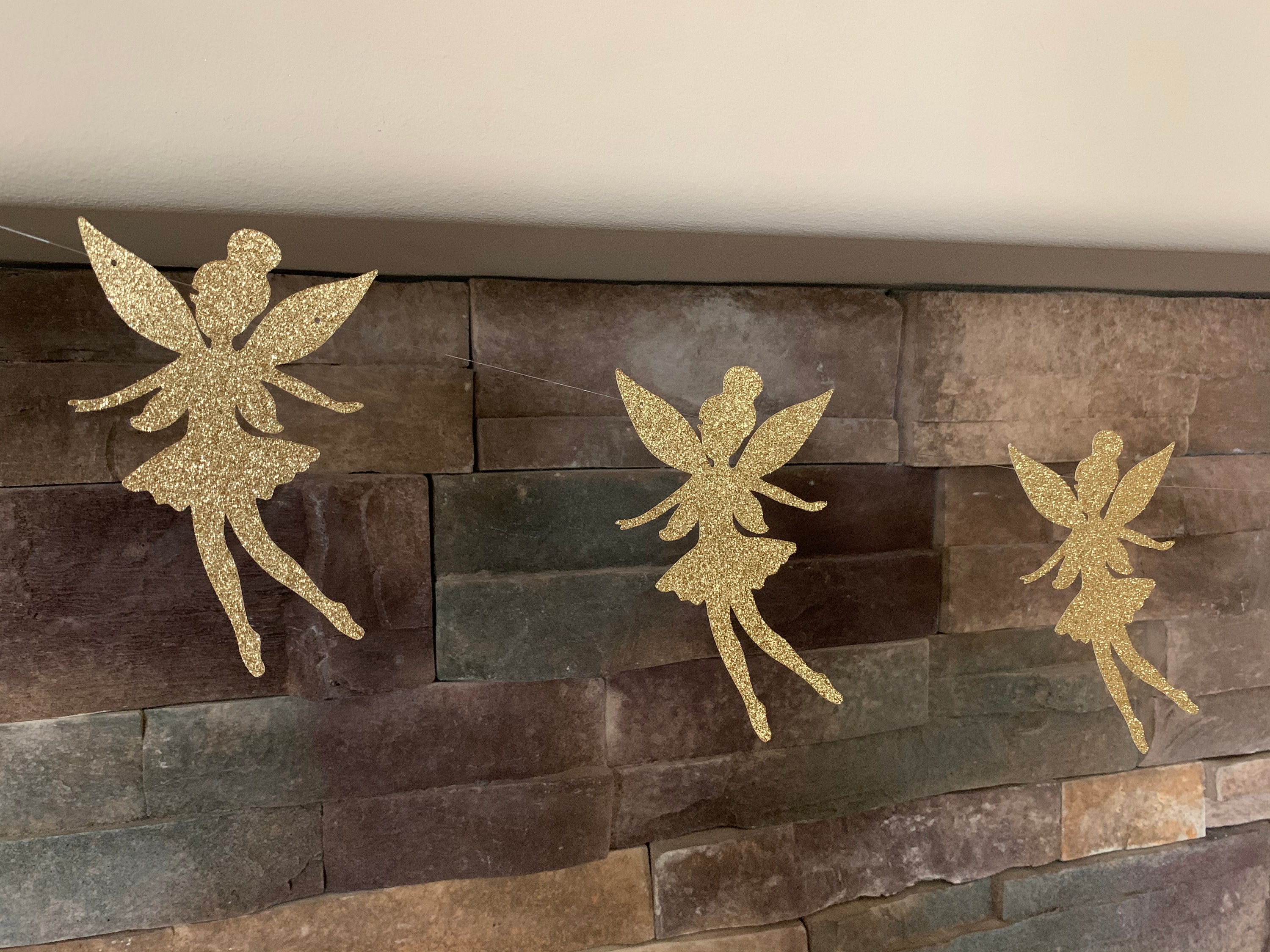 Fairy Banner Fairy Garland Glitter Fairy Banner Fairy Party | Etsy