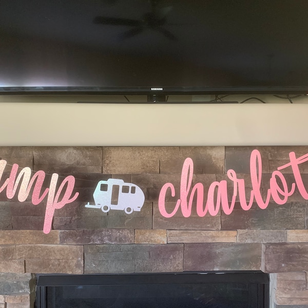 Camping Banner - Etsy