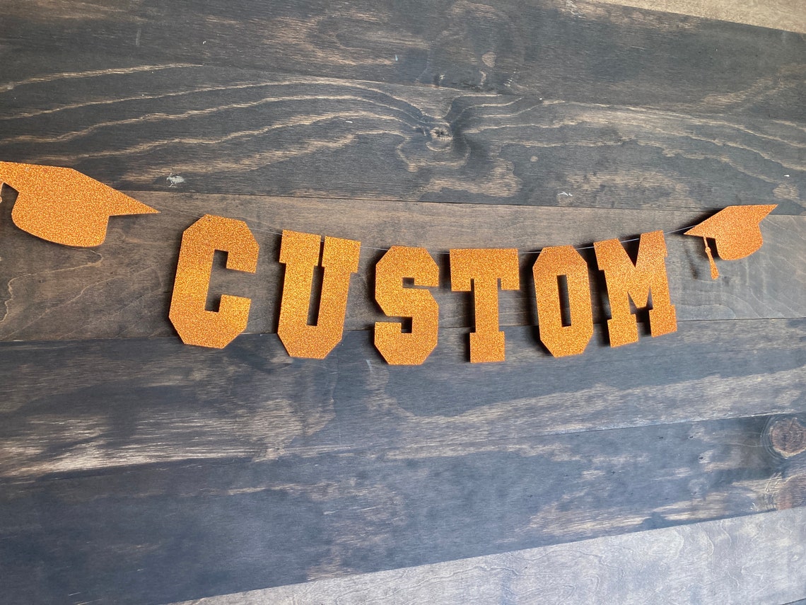 Graduation Party Decorations Custom Graduation Banner 2021 | Etsy