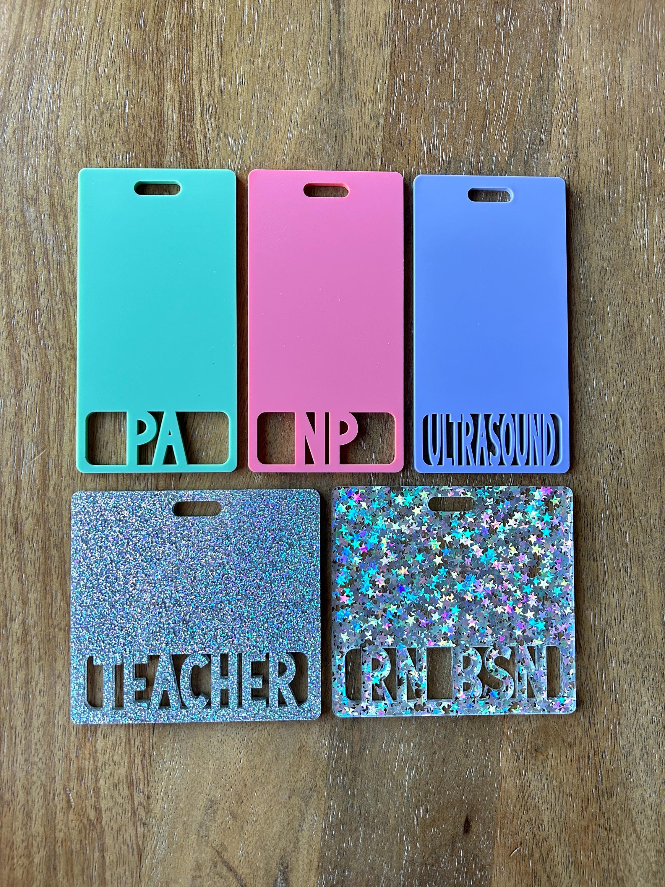 Custom Badge Buddy ID Holder, Badge Backer, Badge Holder, Nurse Badge ...