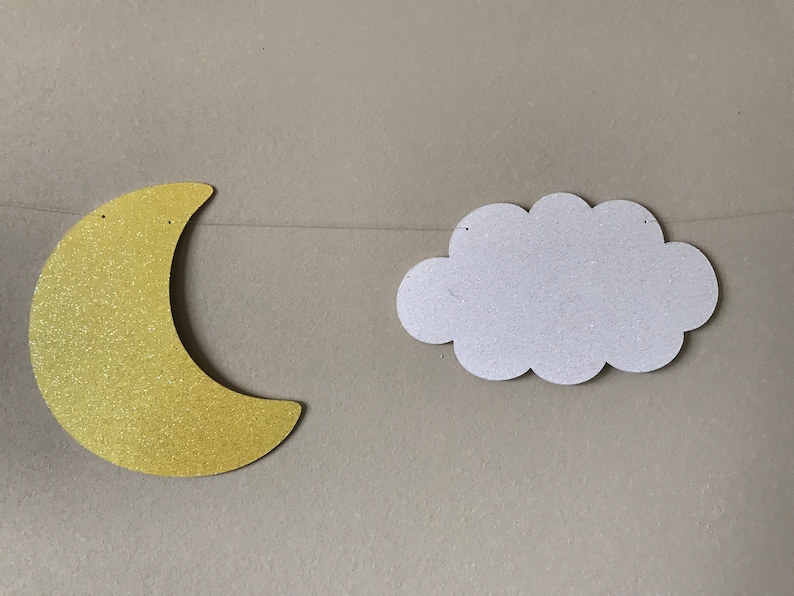 Moon Cloud and Star Banner / Twinkle Twinkle Banner / Moon - Etsy
