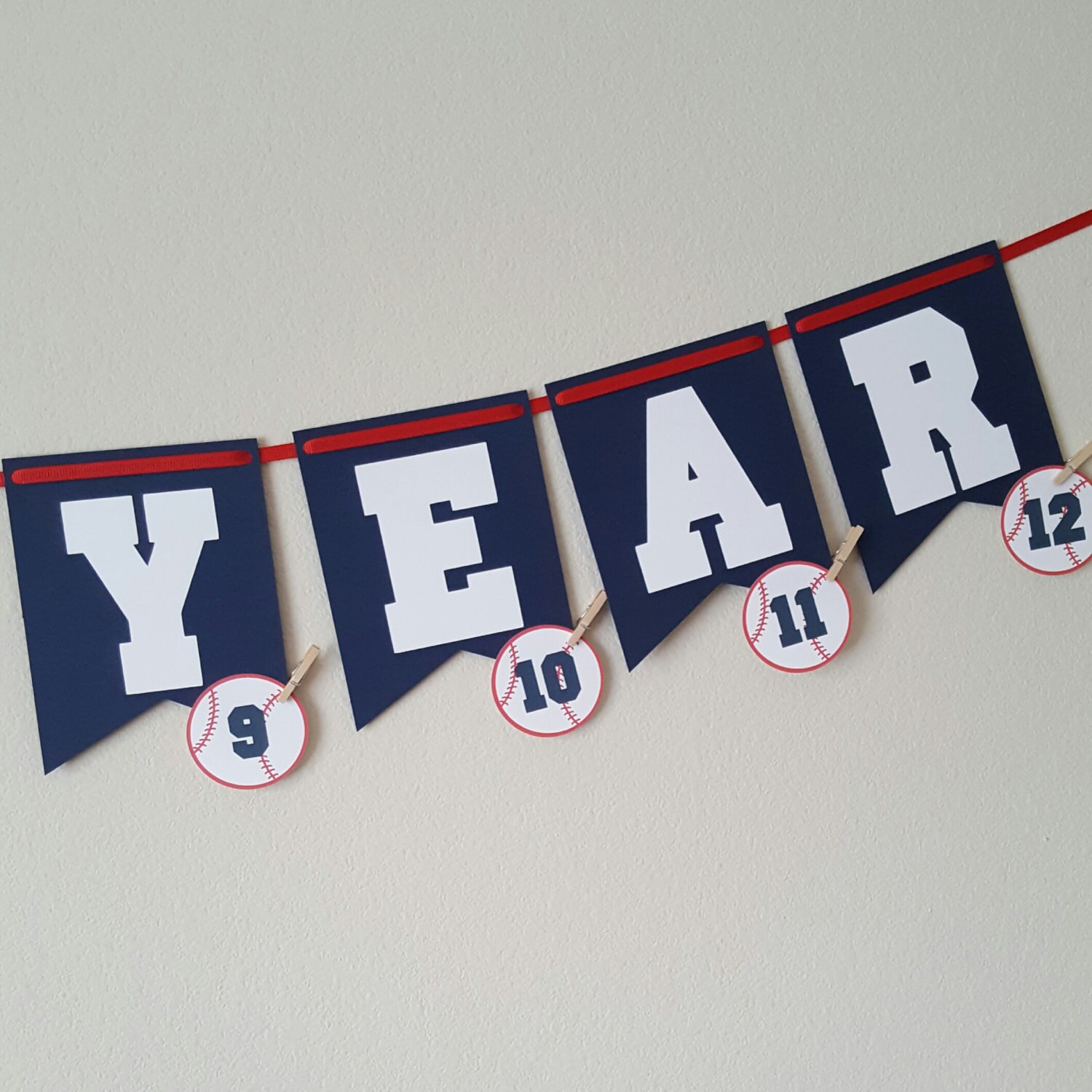Baby Baseball Banner My Rookie Year 1st Birthday Banner | Etsy