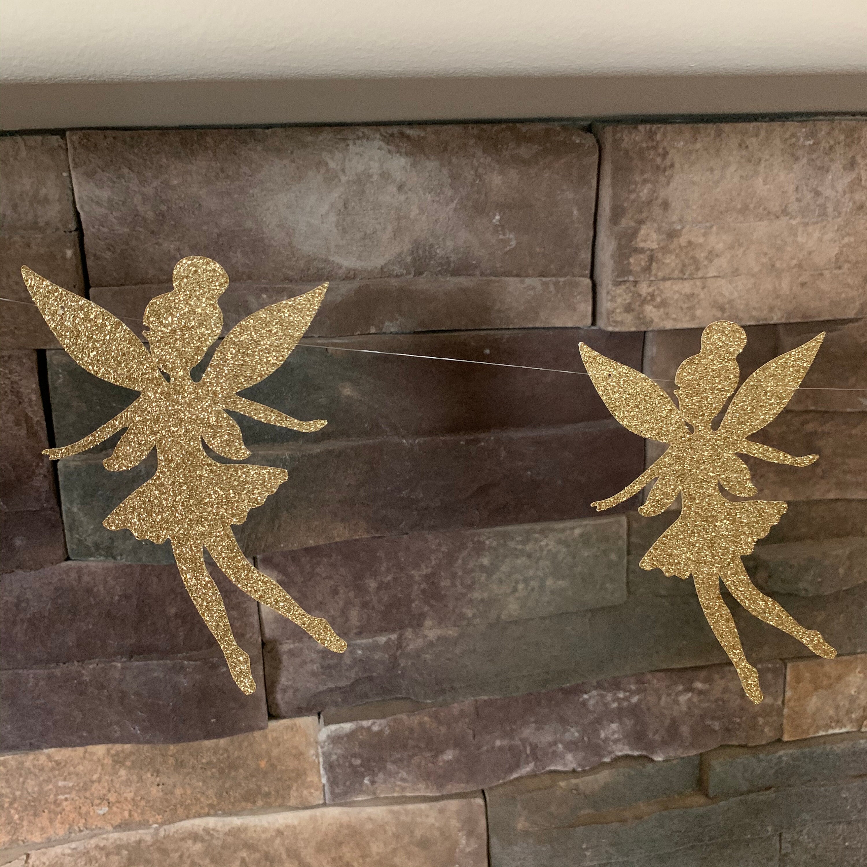 Fairy Banner Fairy Garland Glitter Fairy Banner Fairy Party | Etsy