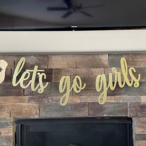 Lets Go Girls Banner: Nash Bash Bachelorette Party Decor - Etsy