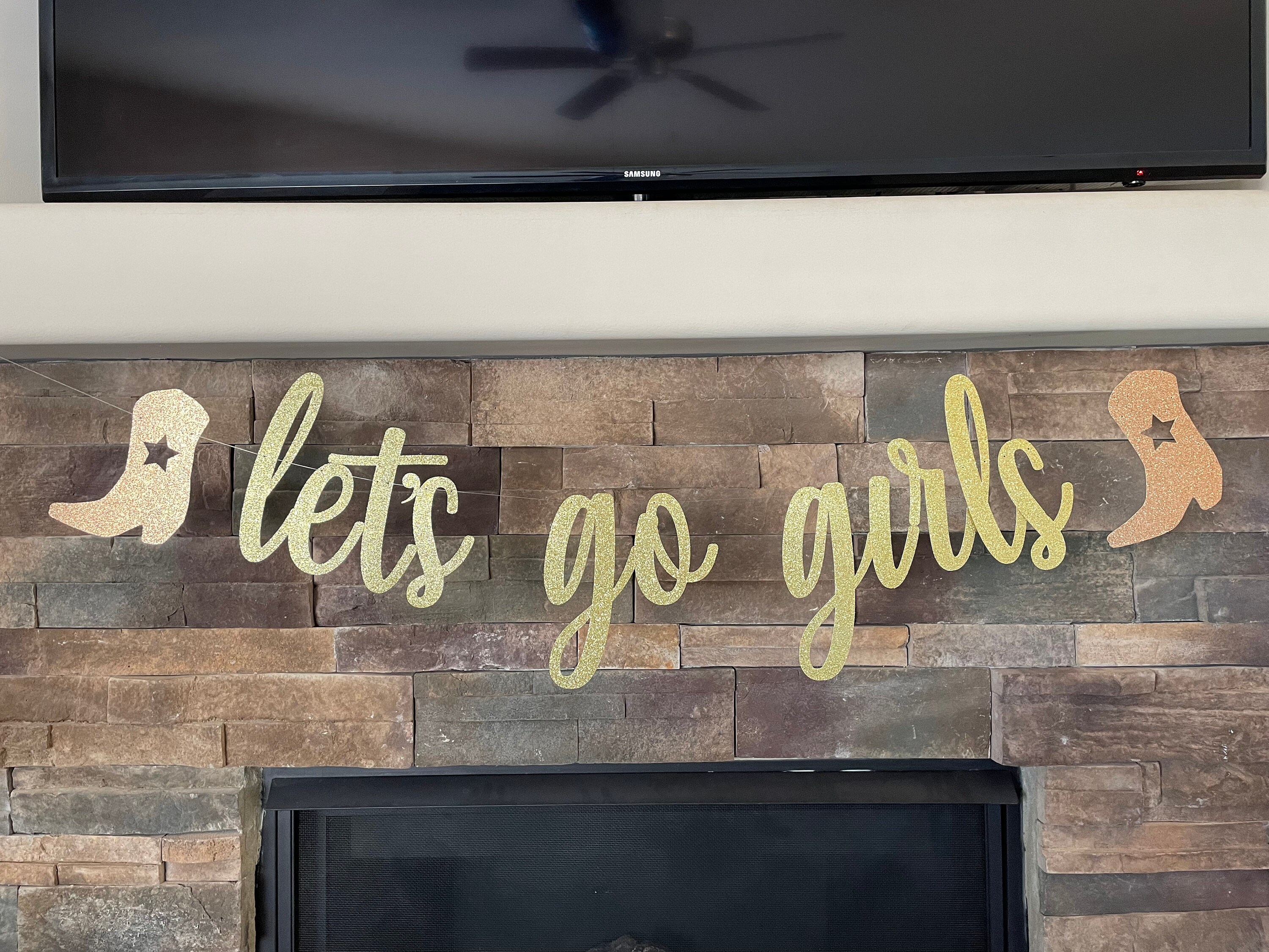 Lets Go Girls Banner: Nash Bash Bachelorette Party Decor - Etsy