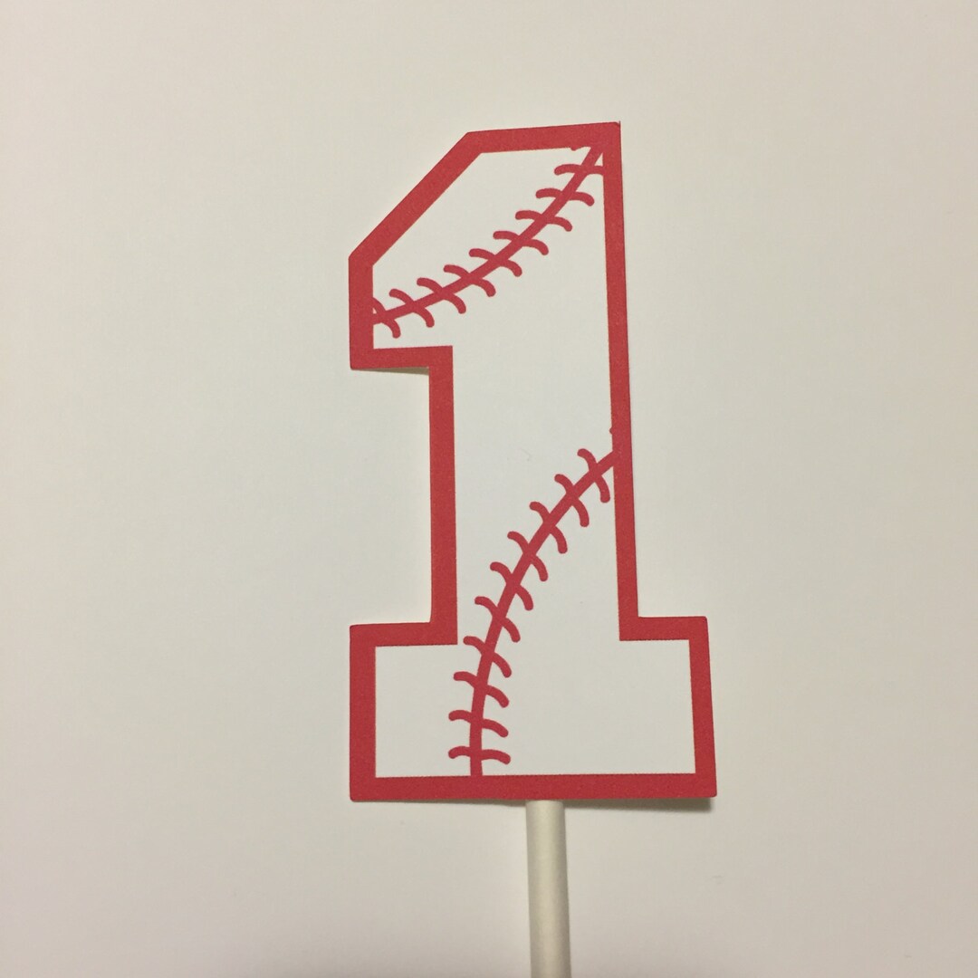 One Cake Topper, Baseball Cake Topper, Baseball First Birthday ...