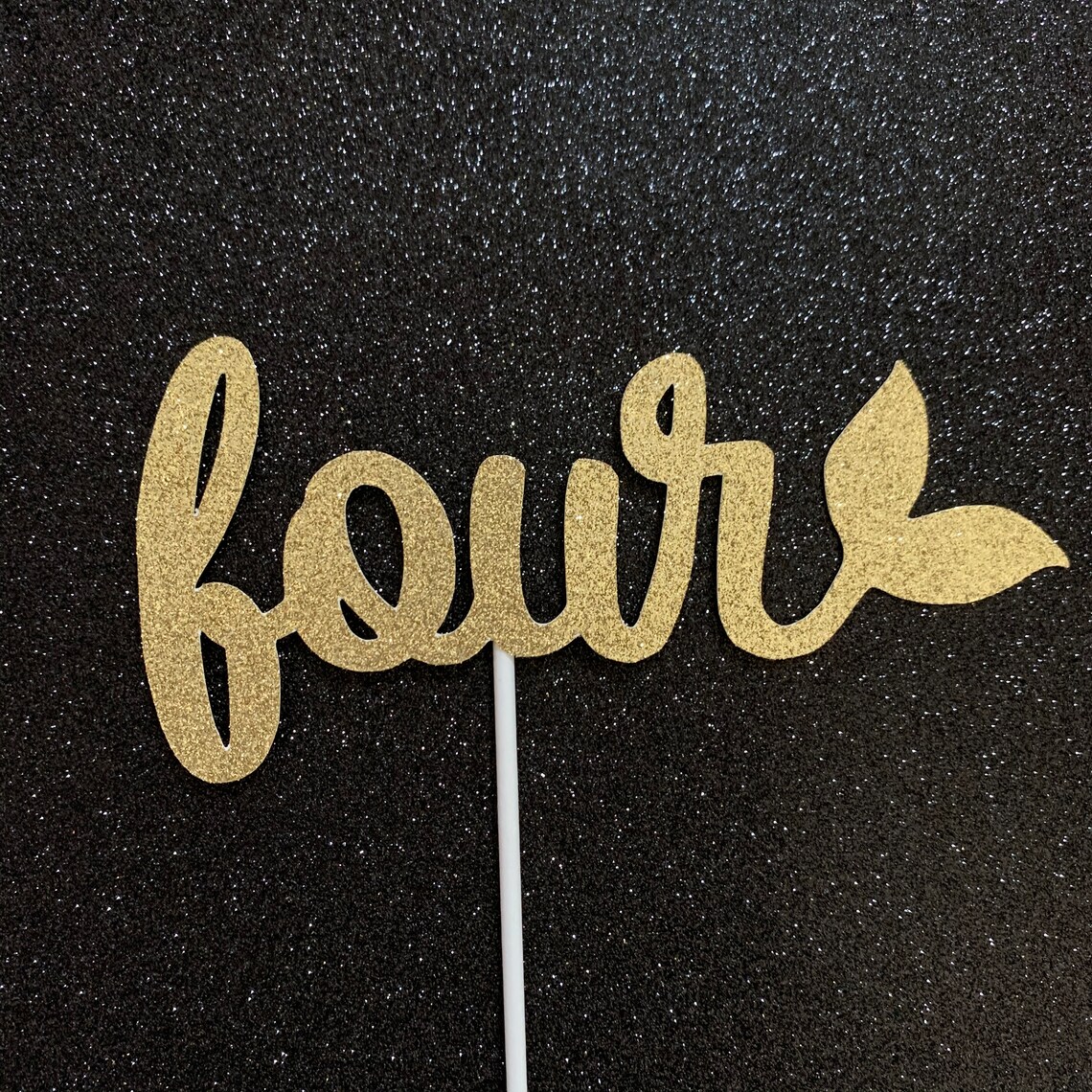 Mermaid Four Cake Topper Mermaid Cake Topper Under the Sea | Etsy