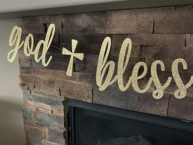 Custom God Bless Banner God Bless Banner Baptism Banner - Etsy