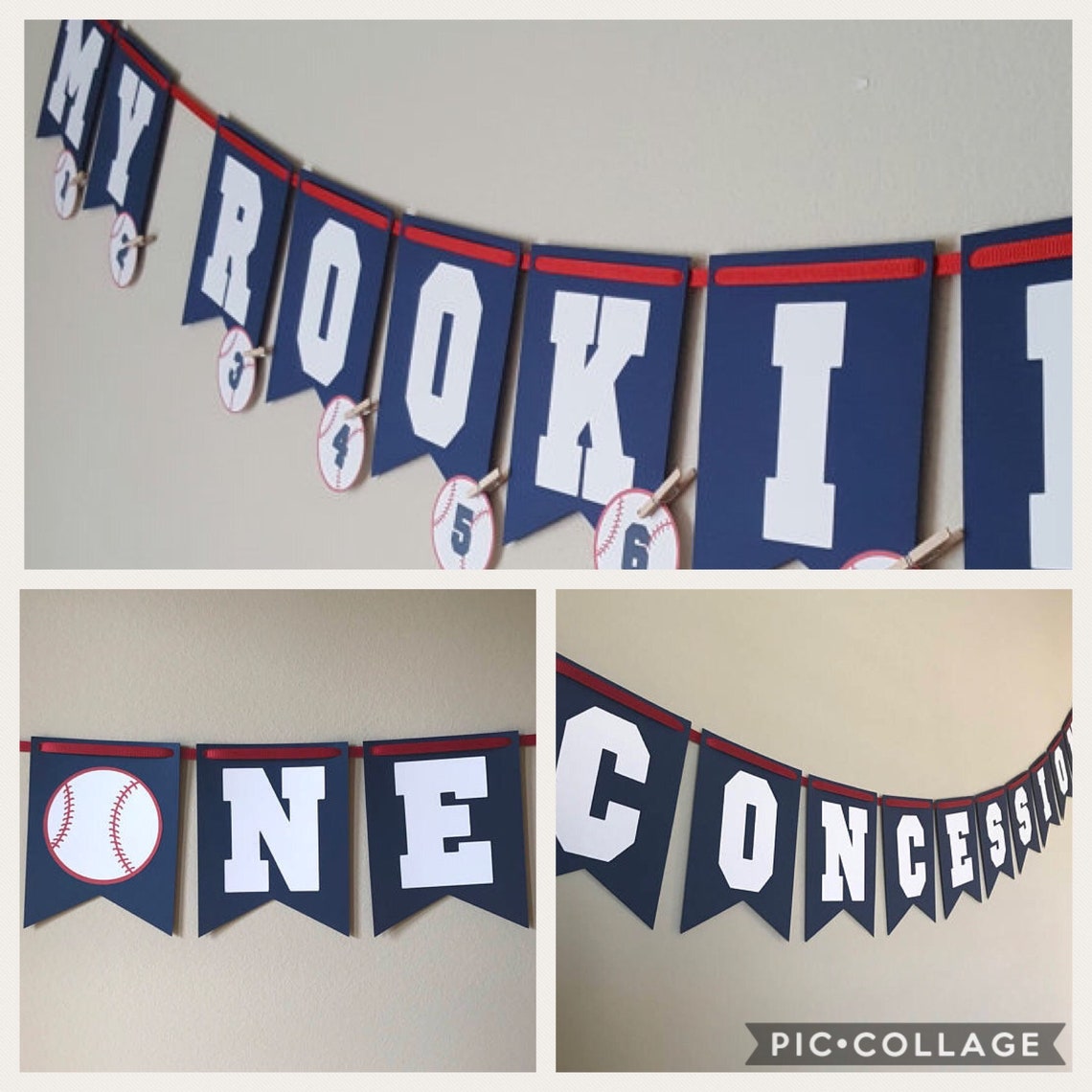 Baseball Party Decorations / Baseball Birthday Decorations / - Etsy