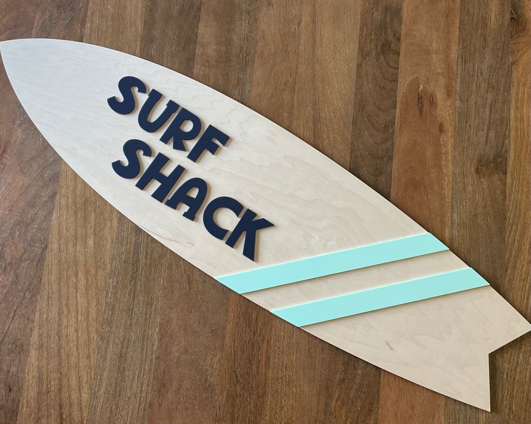 Surfboard Wooden Sign, Surfboard Room Sign, Surfboard Party Sign, Surf ...