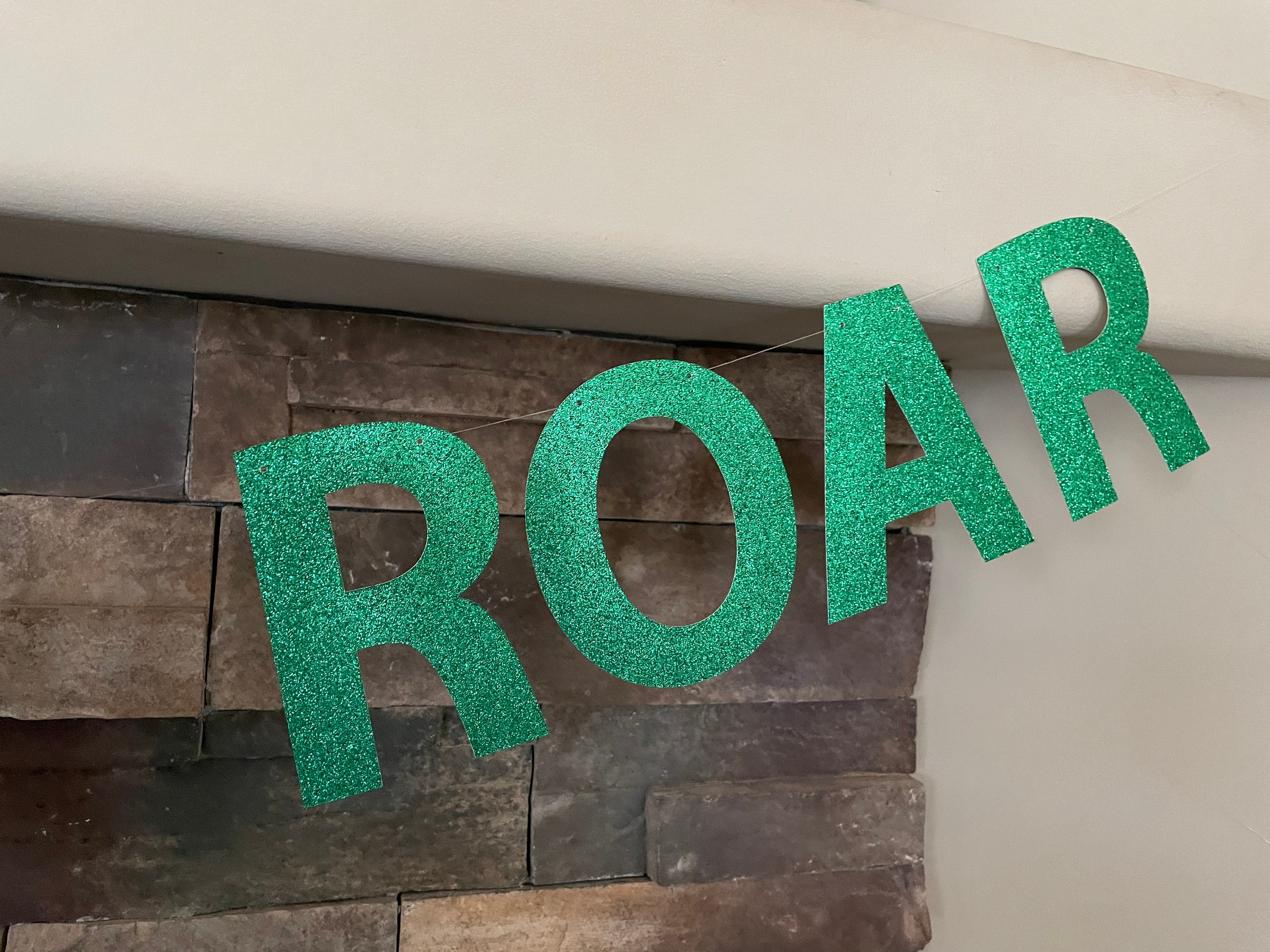Stomp Chomp Roar Banner Dinosaur Decorations Dinosaur | Etsy