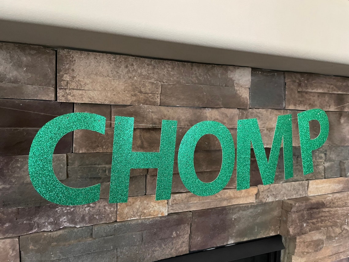 Stomp Chomp Roar Banner Dinosaur Decorations Dinosaur | Etsy