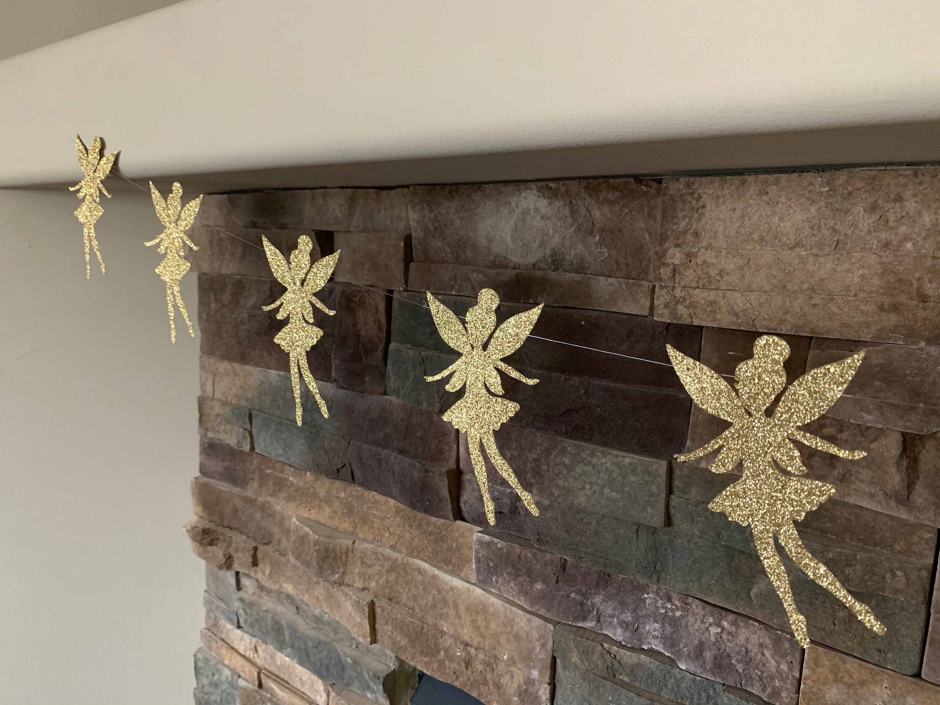 Fairy Banner Fairy Garland Glitter Fairy Banner Fairy Party | Etsy