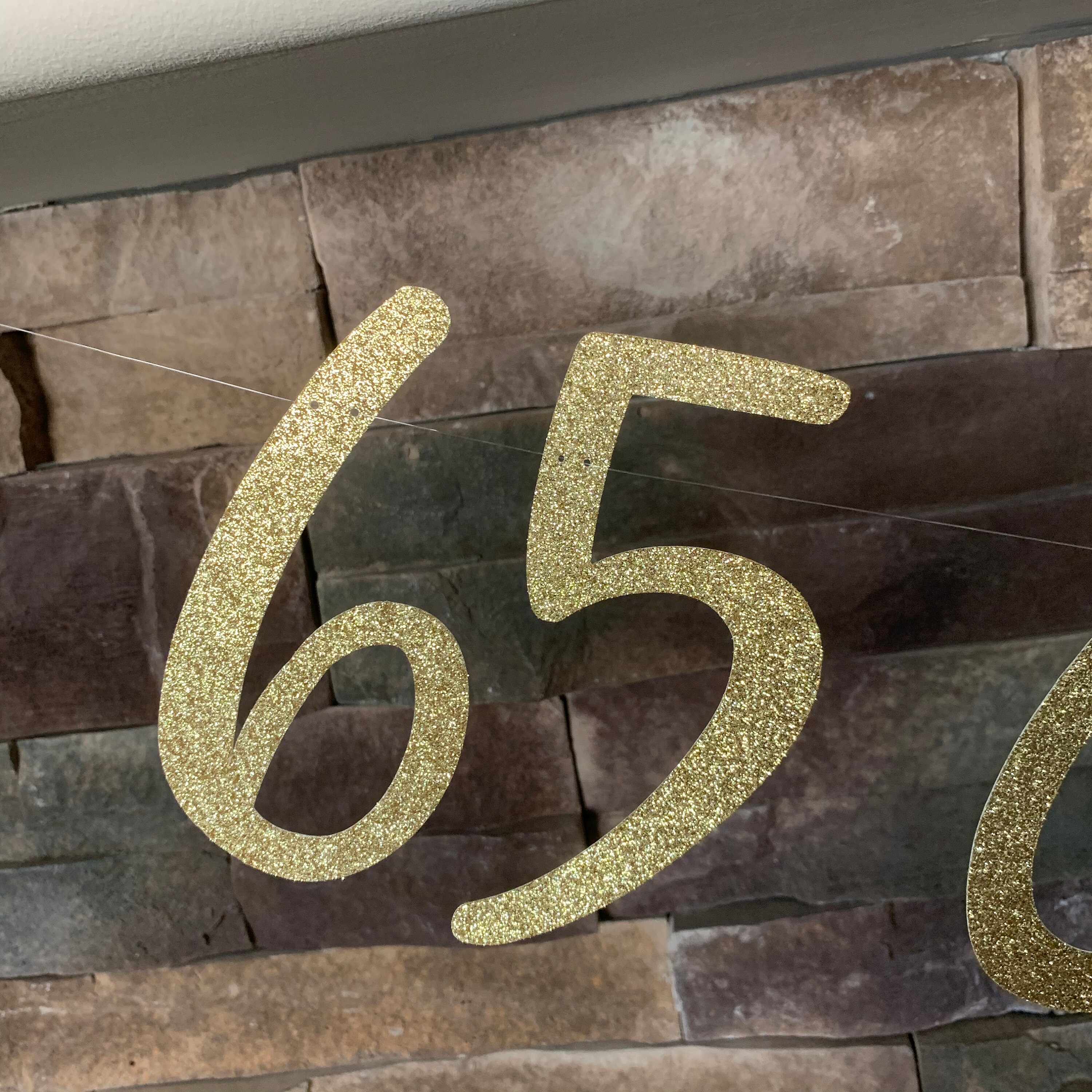 65 & Fabulous Banner 65th Birthday Party Decorations 65th - Etsy