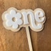 One Flower Cake Topper, Daisy Cake Topper, Boho Flower Cake Topper ...