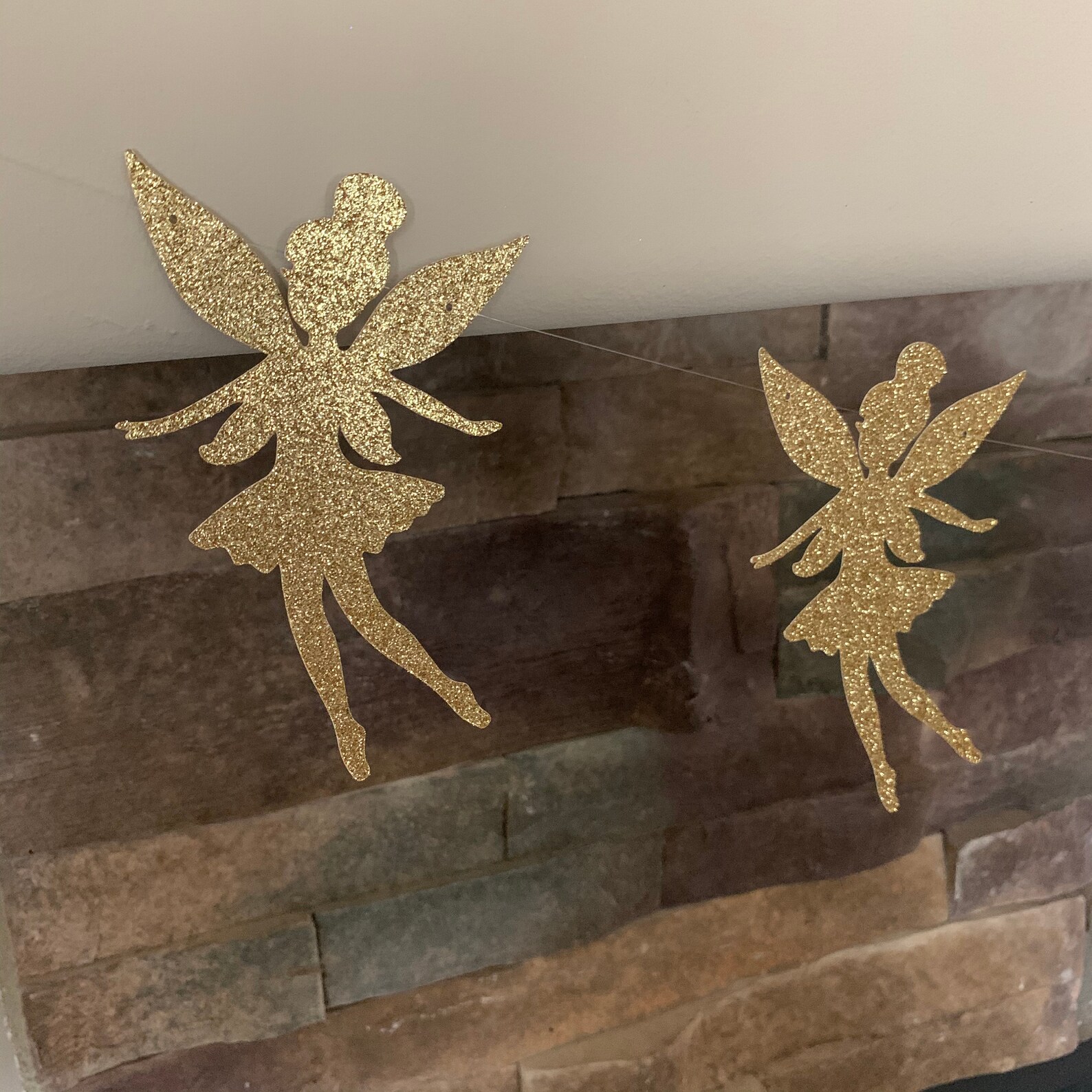 Fairy Banner Fairy Garland Glitter Fairy Banner Fairy Party | Etsy