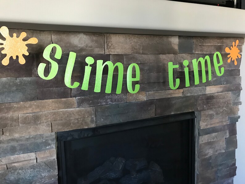 Slime Time Banner / Slime Banner / Slime Birthday / Slime - Etsy