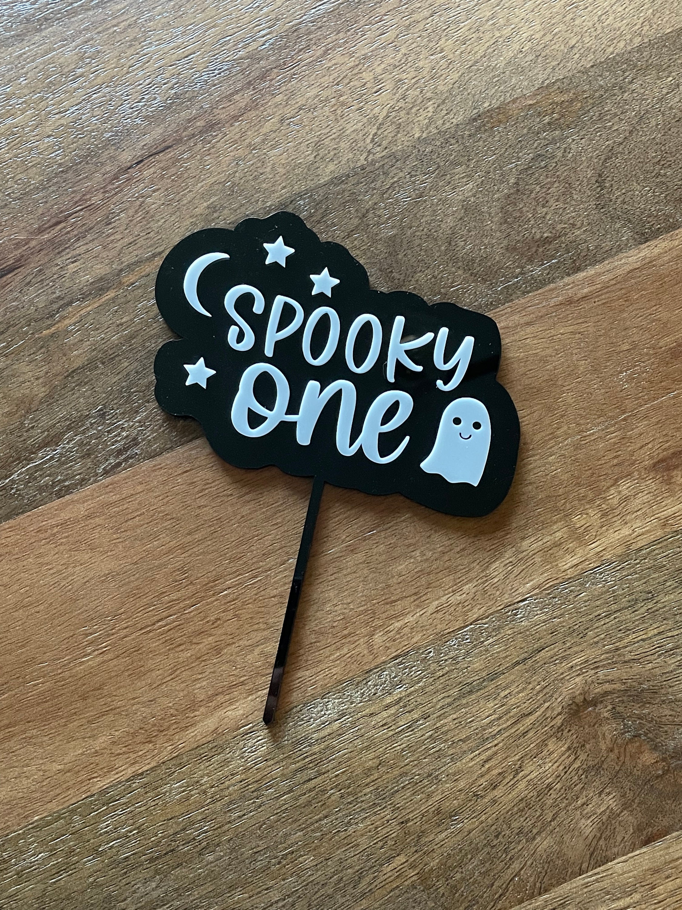 Halloween Cake Topper Spooky One Cake Topper Spooky One - Etsy