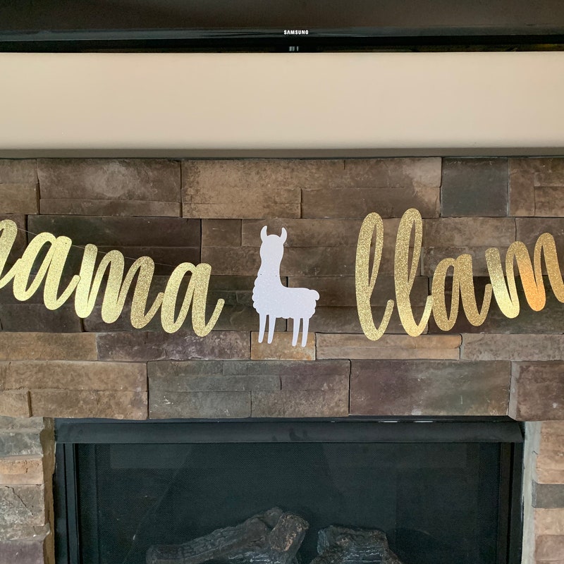 Llama Banner - Etsy