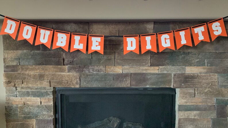 Double Digits Banner Double Digits 10th Birthday Party 10th | Etsy