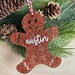 Gingerbread Tags, Acrylic Christmas Gift Tags, Custom Name Gift Tags ...