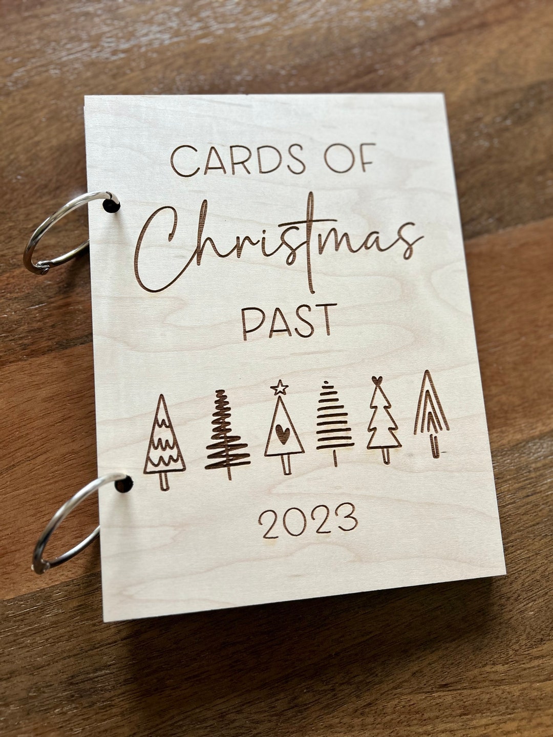 Christmas Card Storage Book, Cards of Christmas Past, Card Storage ...