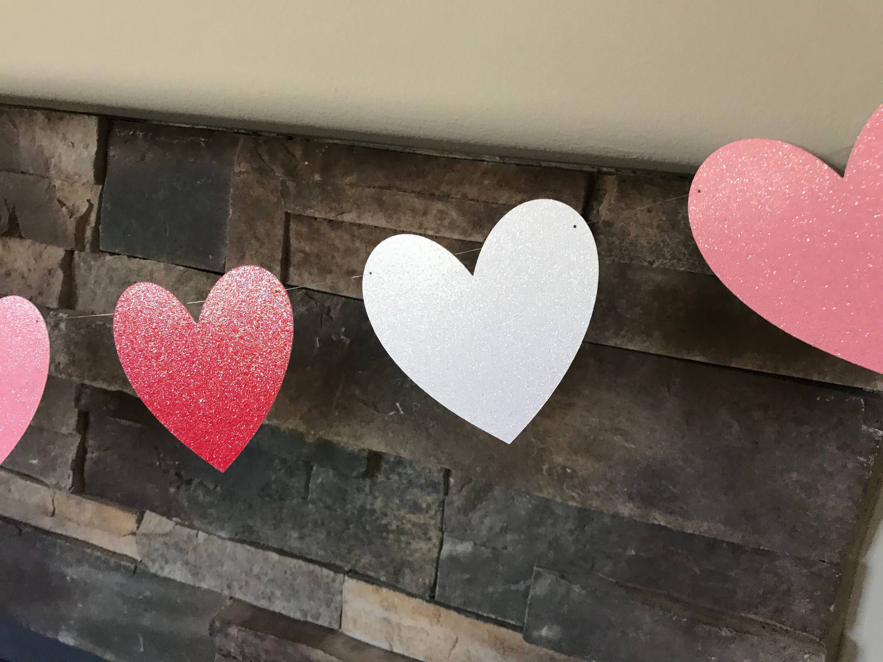 Valentines Banner / Heart Banner / Heart Bunting / Valentines - Etsy