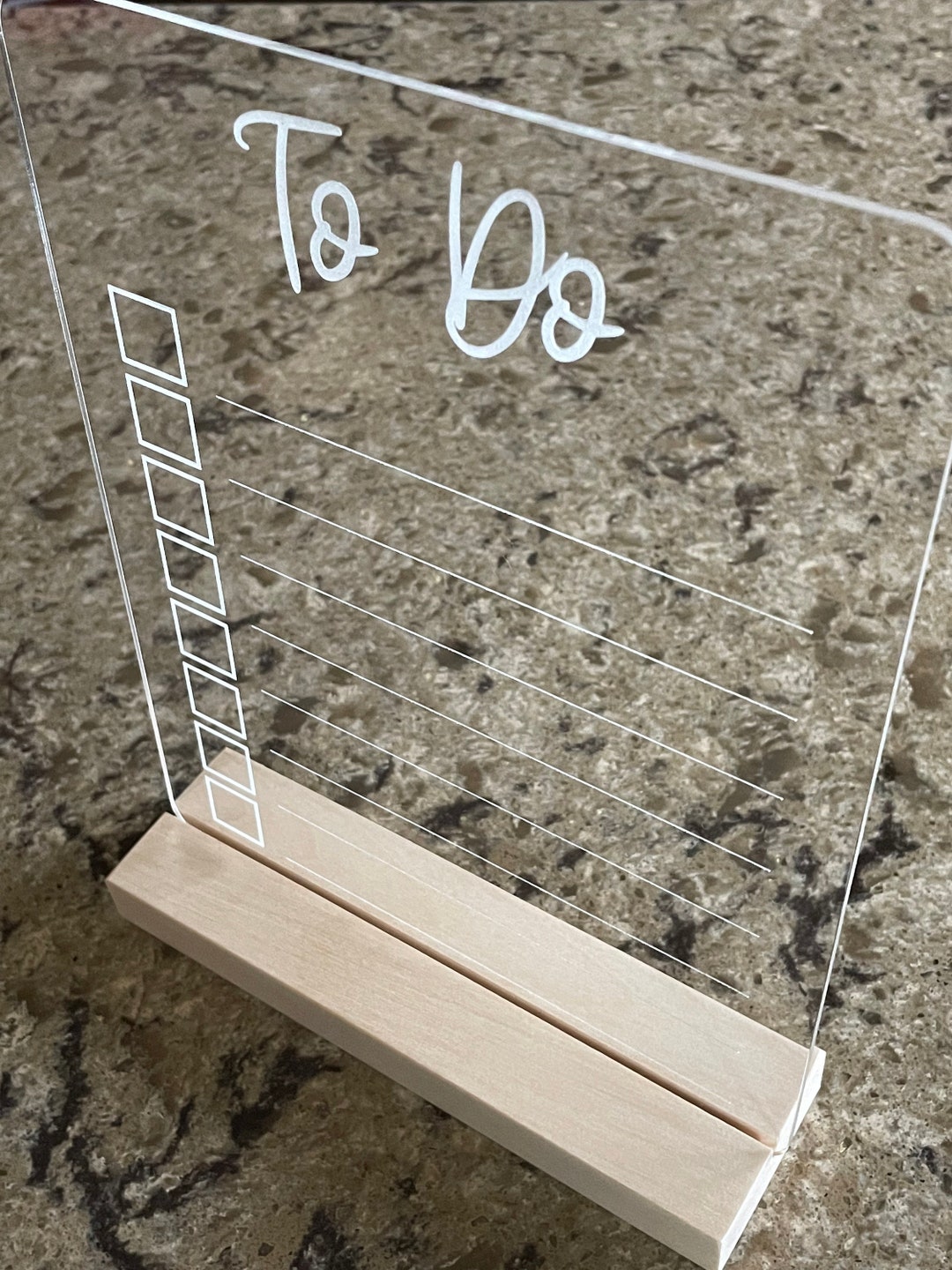 Acrylic dry erase, to do list, acrylic to do list, acrylic to do list ...