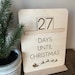 Days Until Christmas Sign Christmas Countdown Days Till - Etsy