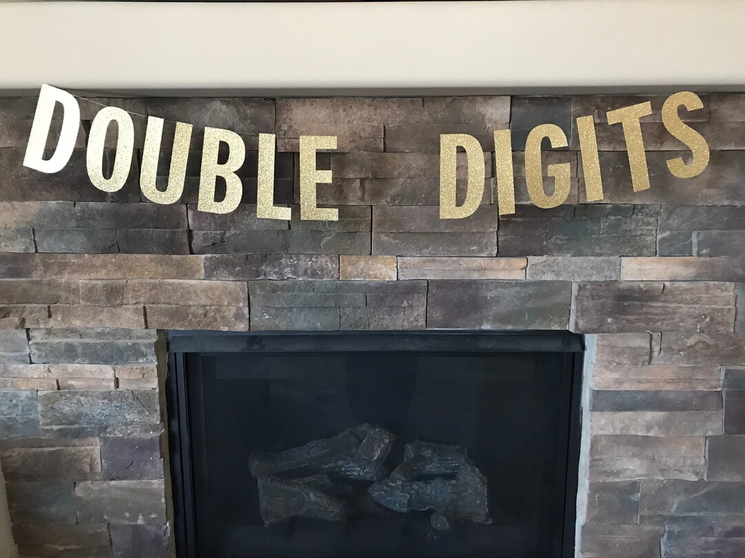 Double Digits Banner / Double Digits / 10th Birthday Party / 10th ...